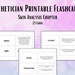 21 Skin Analysis Flashcards, Printable Flashcards, Esthetics Flashcards ...