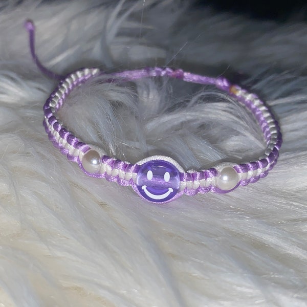 Smiley Face Bracelet - Etsy