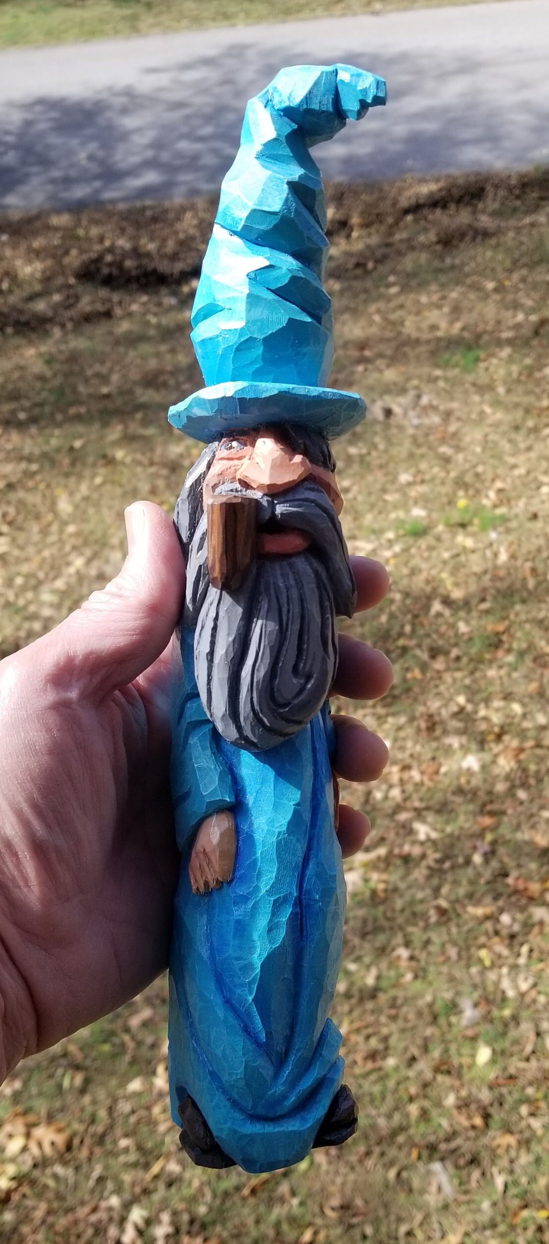 Wood Carving the Wizard - Etsy