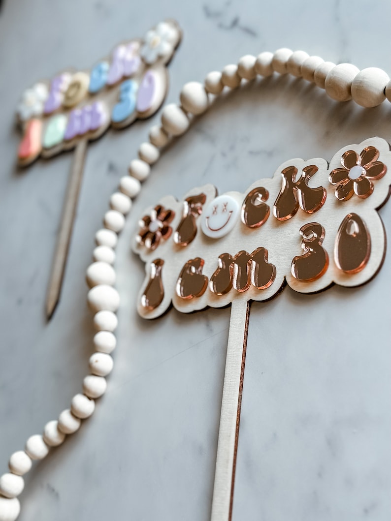 30th Birthday Cake Topper 30th Birthday Decorations 30th - Etsy