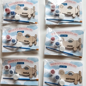 Airplane Party Favor for Kids Personalized Magnet Party Favors for 2 ...