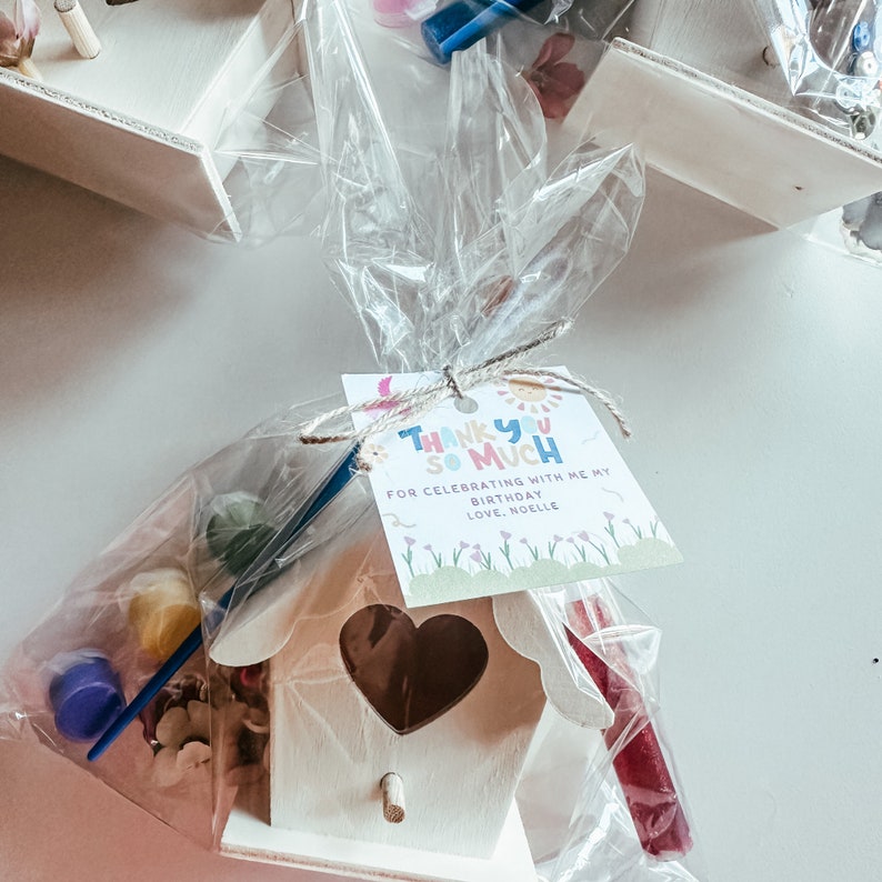 DIY Birdhouse Party Favor Idea for Kids DIY Birdhouse Kit Summer Craft ...