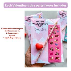 Personalized Valentine's Day Gift for Kids Valentine's Party Favors ...