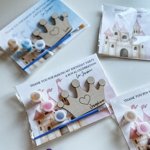 Personalized Princess Party Favor Bags Princess Theme Party Favor ...