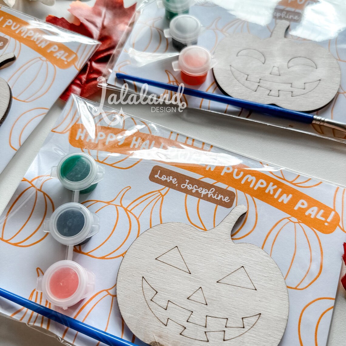 Halloween Classroom Party Favor Bag Pumpkin Craft for Toddler Non Candy ...