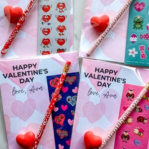 Personalized Valentine's Day Gift for Kids Valentine's Party Favors ...