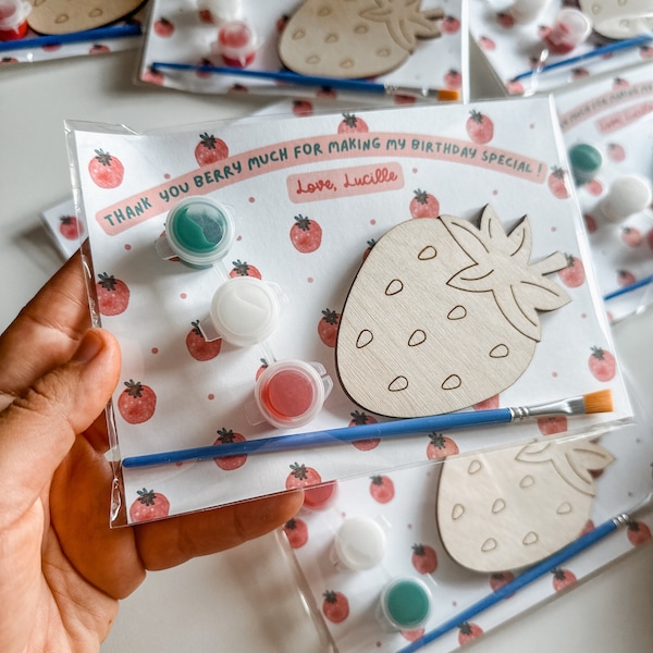 Strawberry Berry First Birthday Party Favors - Etsy