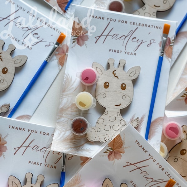 Safari Paint Party Favors - Etsy