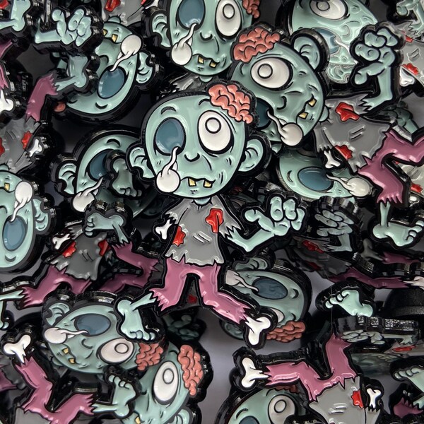 Zombie Pin - Etsy