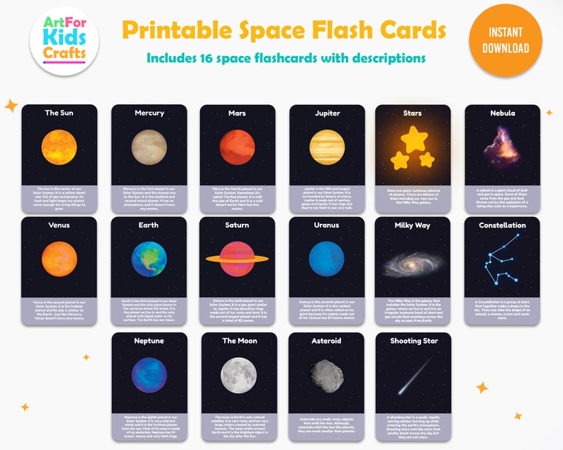 Outer Space Printable, Educational Materials, Educational Activities ...