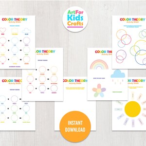 Montessori Color Theory Printable Color Mixing Chart for - Etsy