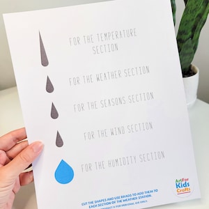 Weather Station Printable, Kids Weather Chart , Preschool Activities ...