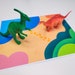 Dinosaur Play Mat Set Pretend Play Dino Kids Play Mat - Etsy