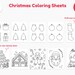 Christmas Printable Set With Gingerbread House Craft Activity and ...