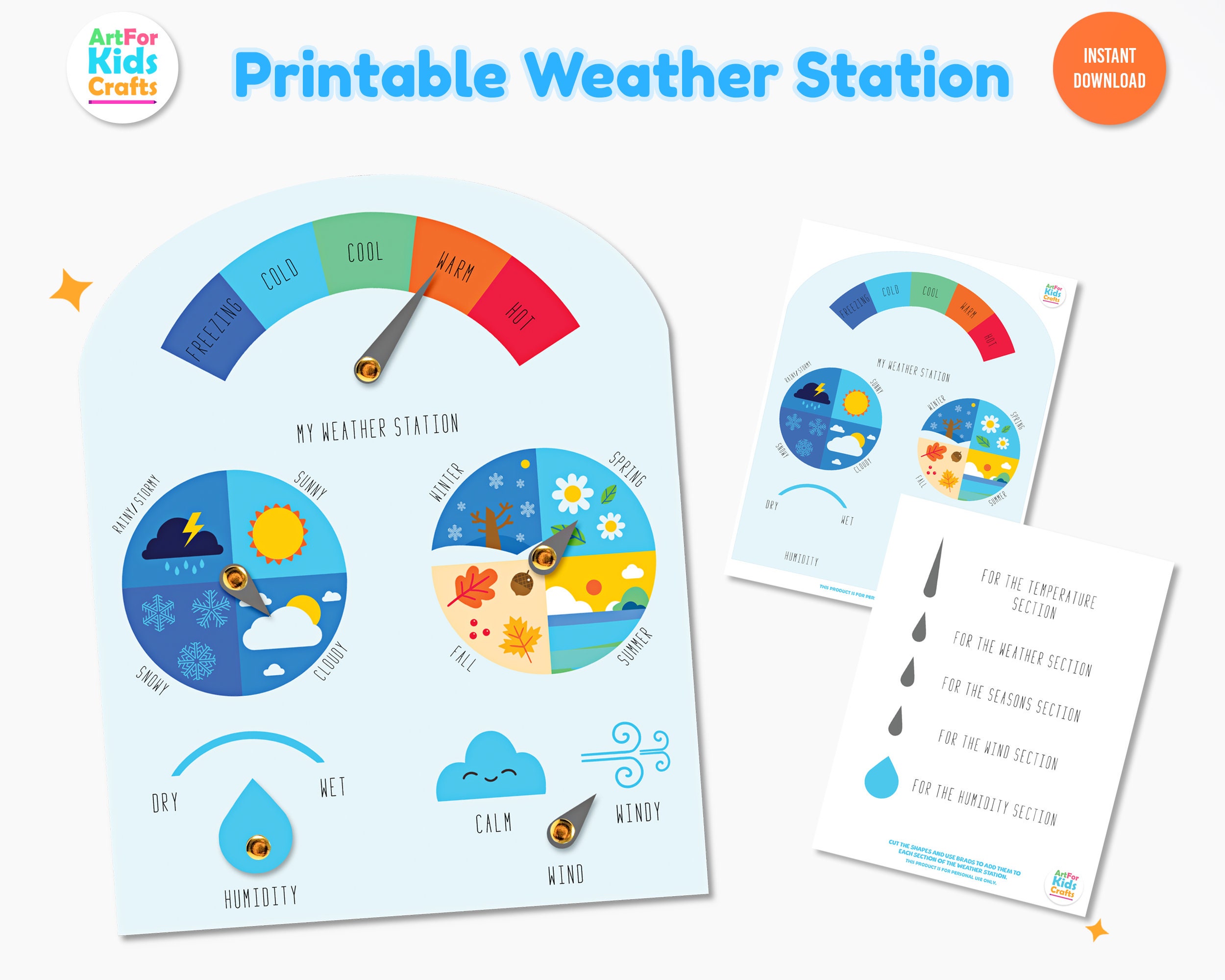 Season And Weather Free Printables