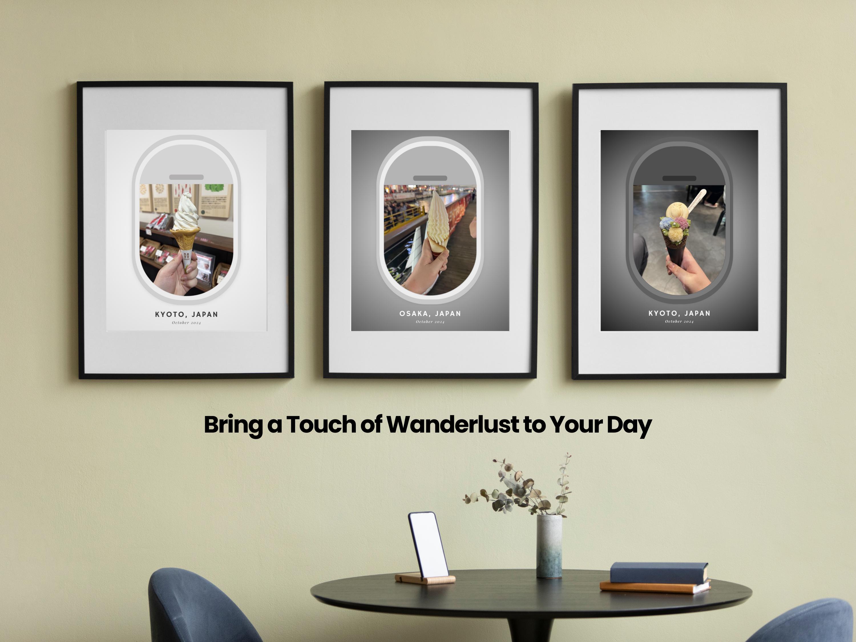 Customizable Airplane Window Wall Art – Canva Editable, Instant ...