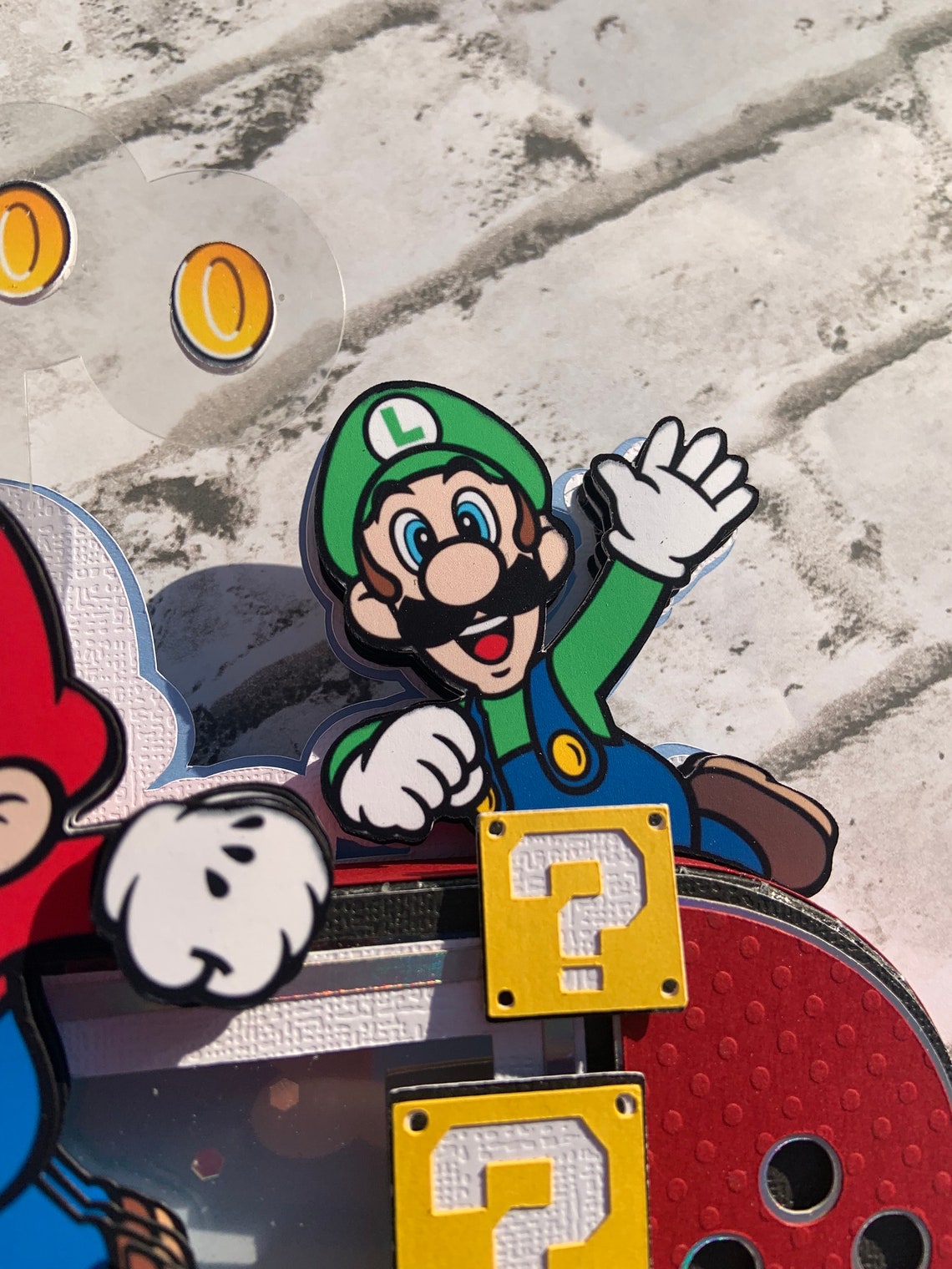 Super Mario Cake Topper, Mario Bros Cake Topper, Mario Cake Topper ...