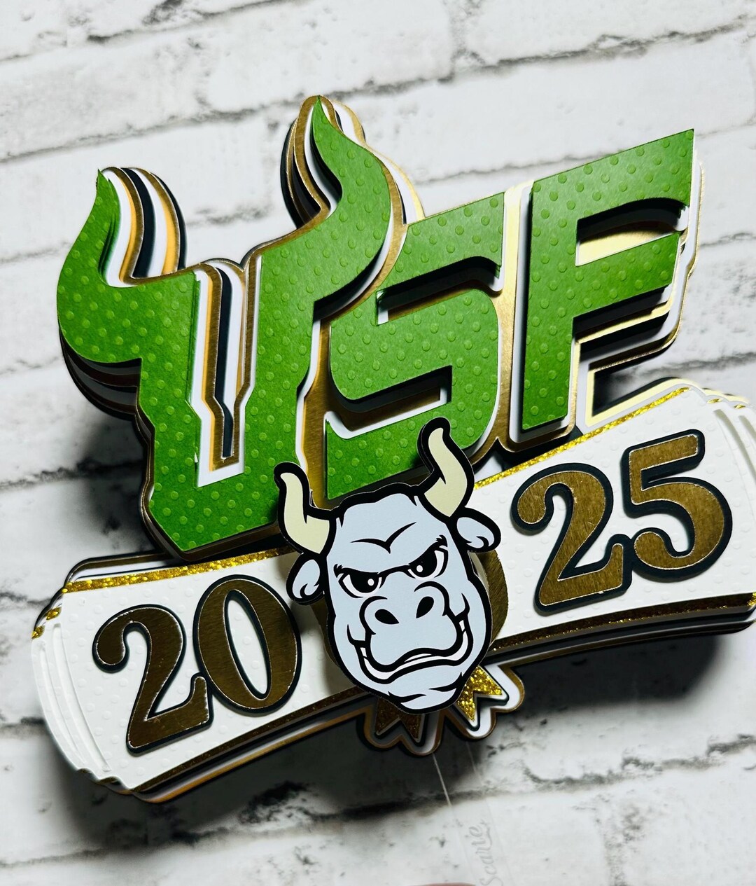 University of South Florida Cake Topper, Graduation Cake Topper, Class ...