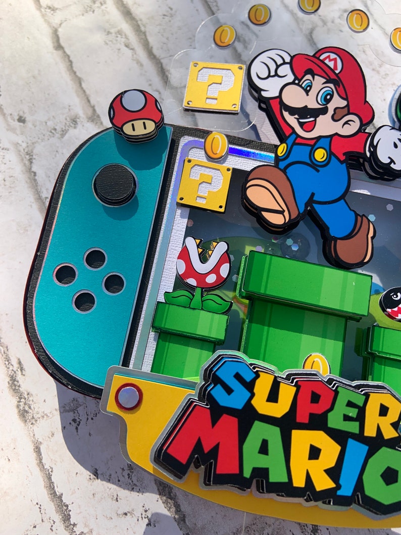 Super Mario Cake Topper, Mario Bros Cake Topper, Mario Cake Topper ...