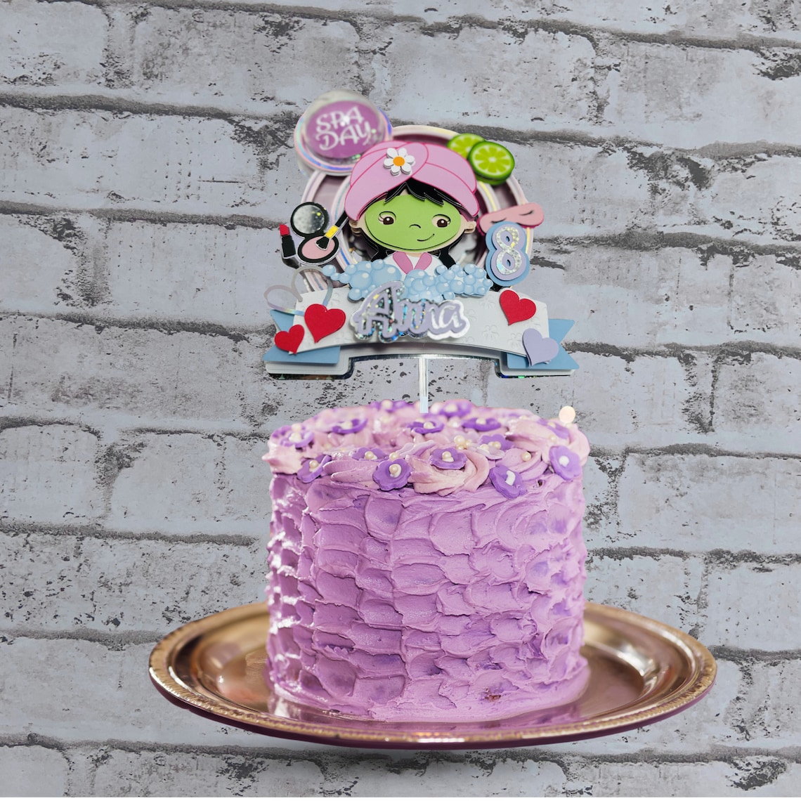 Spa Birthday Party Cake Topper, Spa Cake Topper, Spa Party, Girls Spa ...