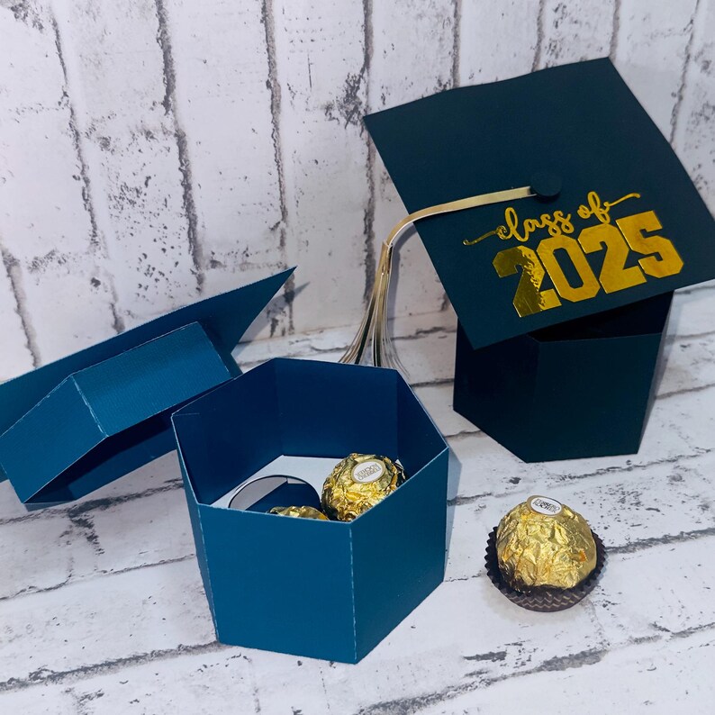 Personalized Graduation Favor Boxes, Graduation Gift Box, Graduation ...