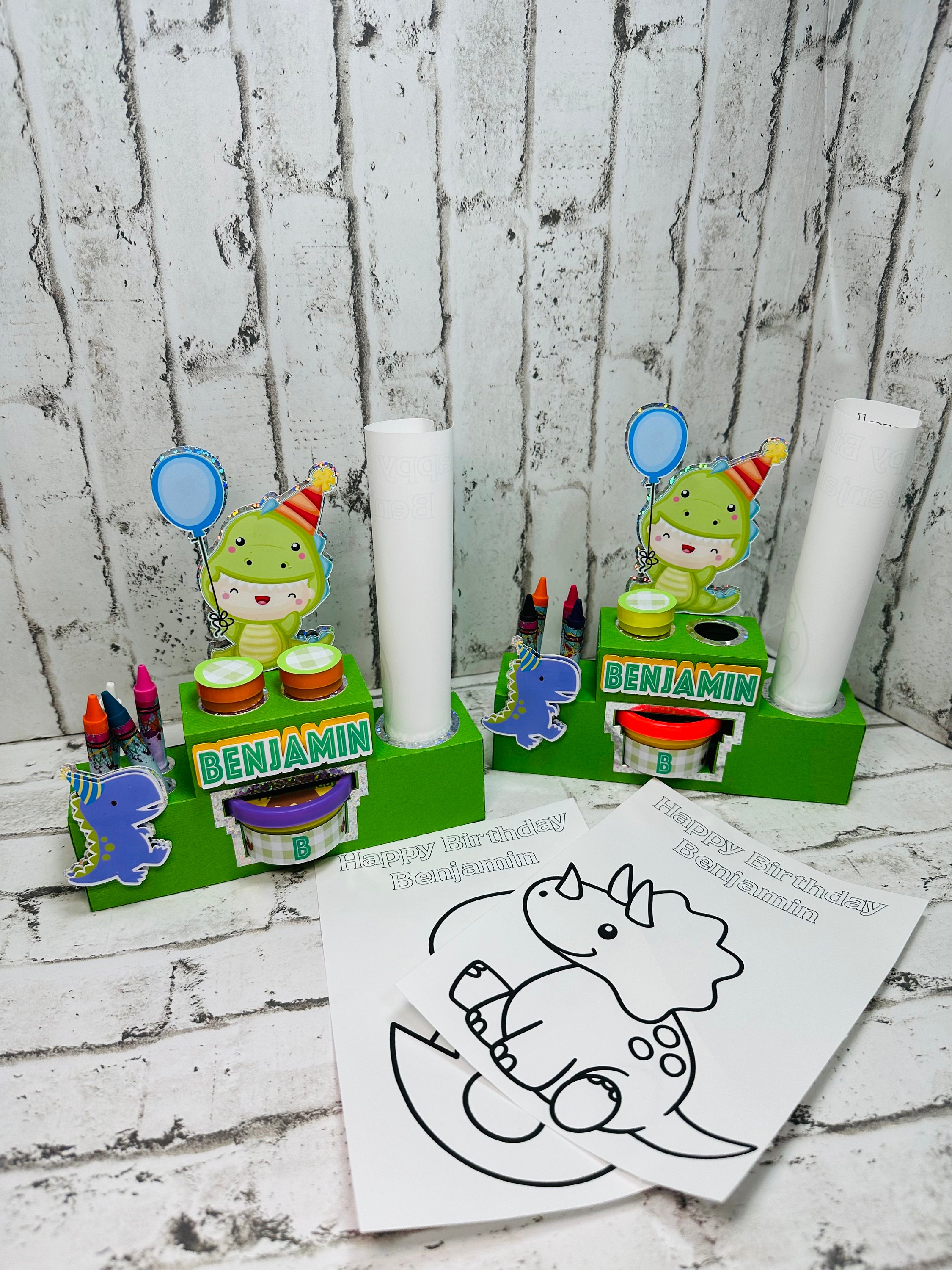 Custom Dinosaur Activity Box, Birthday Box, Activity Box Party ...