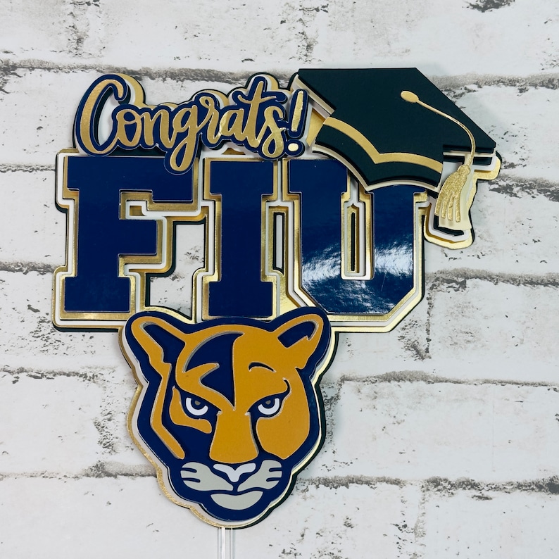 FIU Cake Topper, Graduation Cake Topper, University of Florida Cake ...