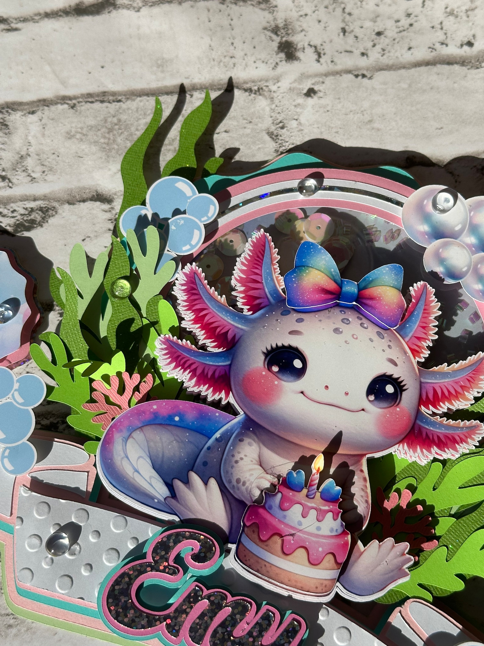 Axolotl Cake Topper, Axolotl Party Decorations, Axolotl Themed Party ...