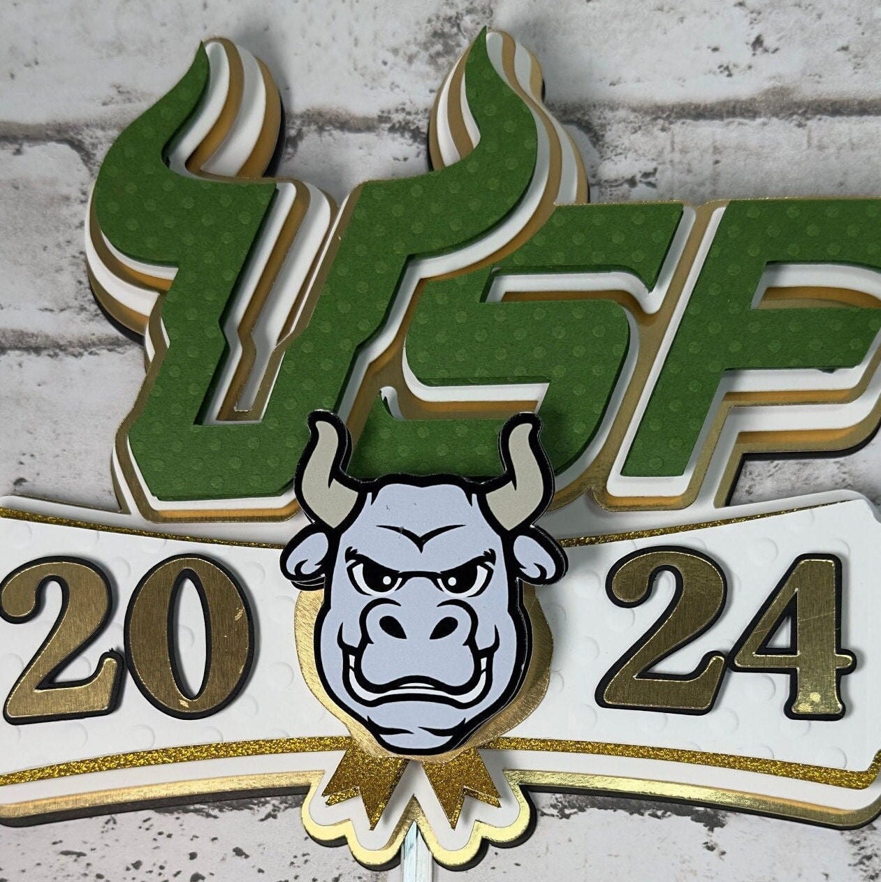 University of South Florida Cake Topper, Graduation Cake Topper, Class ...