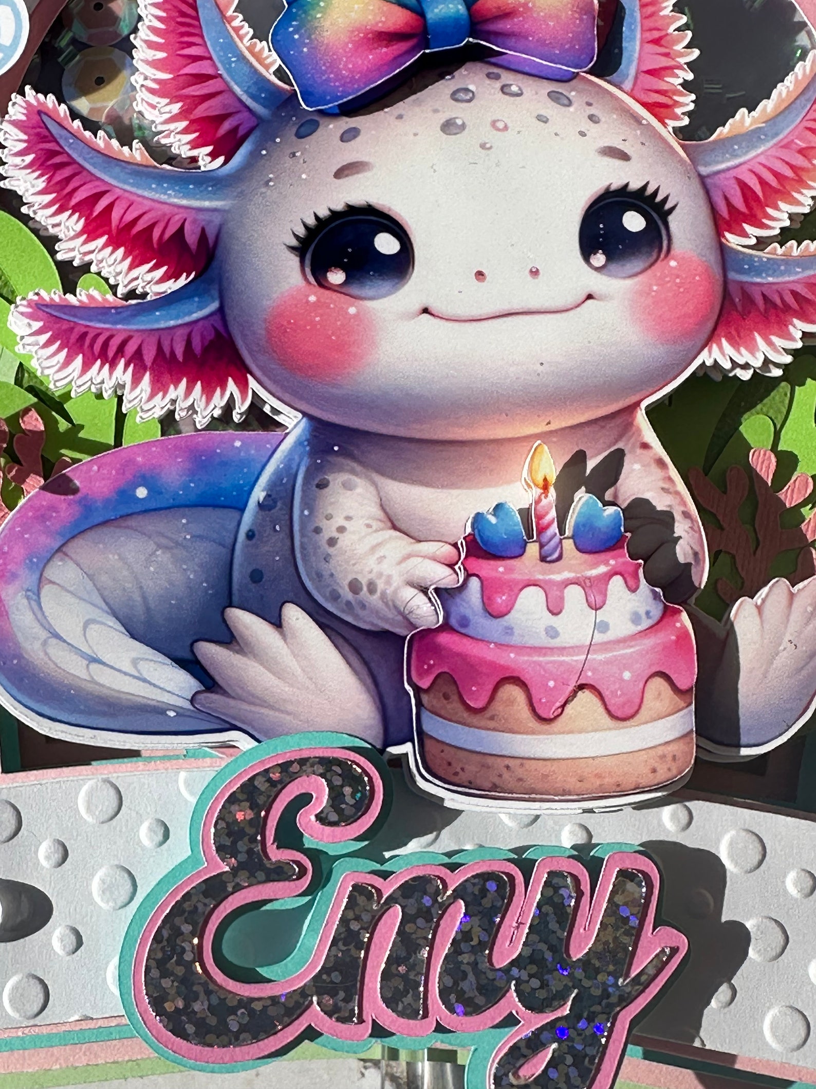 Axolotl Cake Topper, Axolotl Party Decorations, Axolotl Themed Party ...