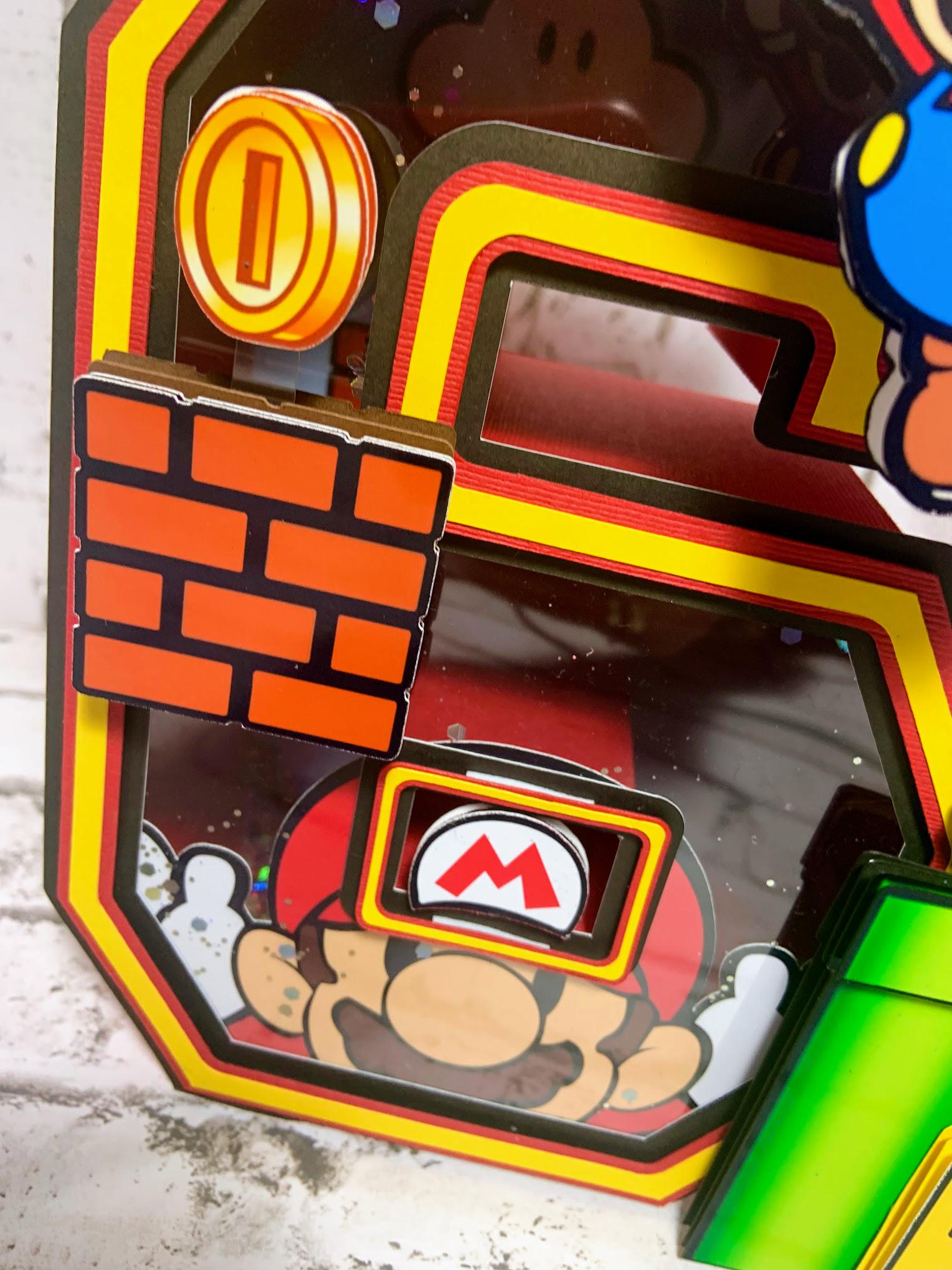 Mario Bros, 3D Number, Mario Bros Decoration, Mario Bros Custom 3D ...