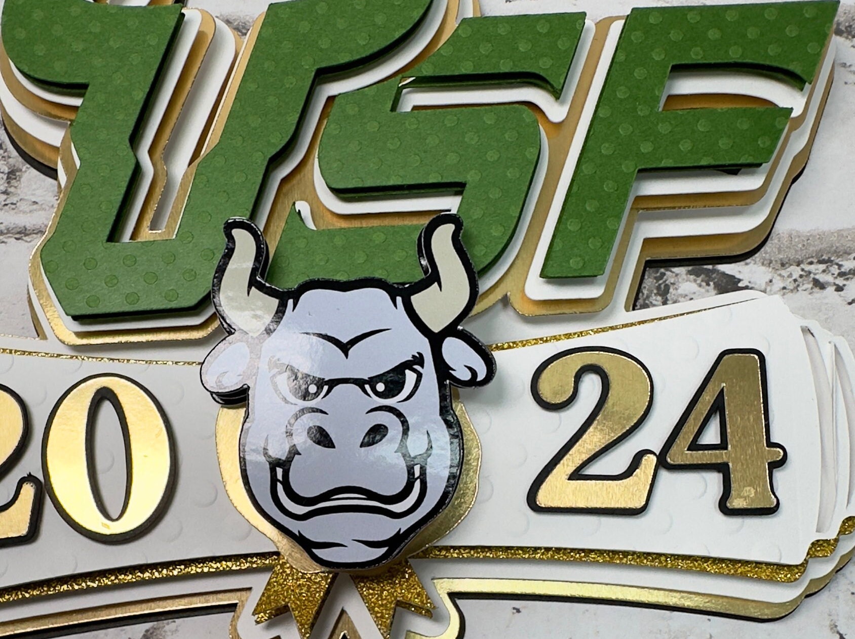 University of South Florida Cake Topper, Graduation Cake Topper, Class ...