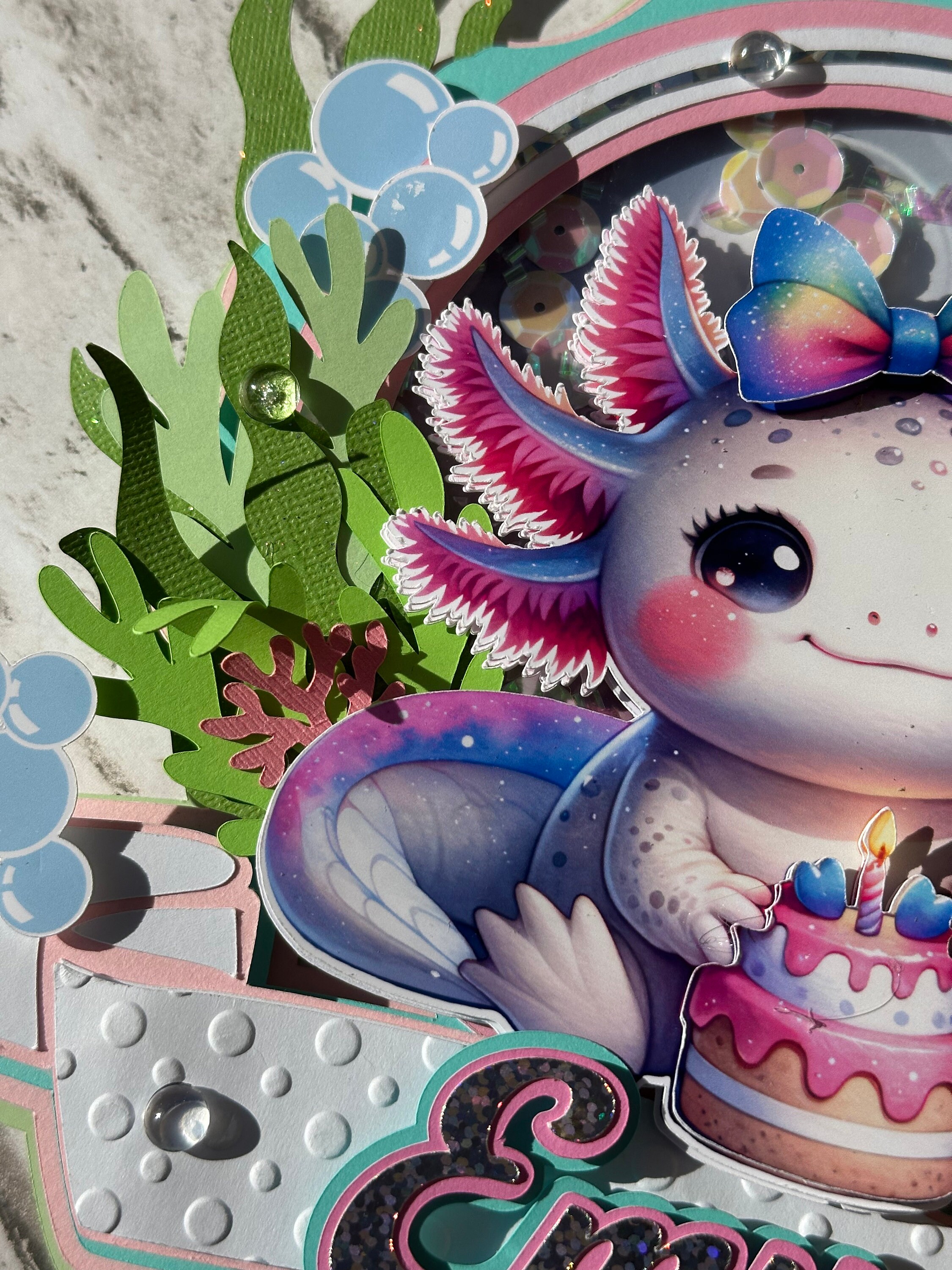 Axolotl Cake Topper, Axolotl Party Decorations, Axolotl Themed Party ...