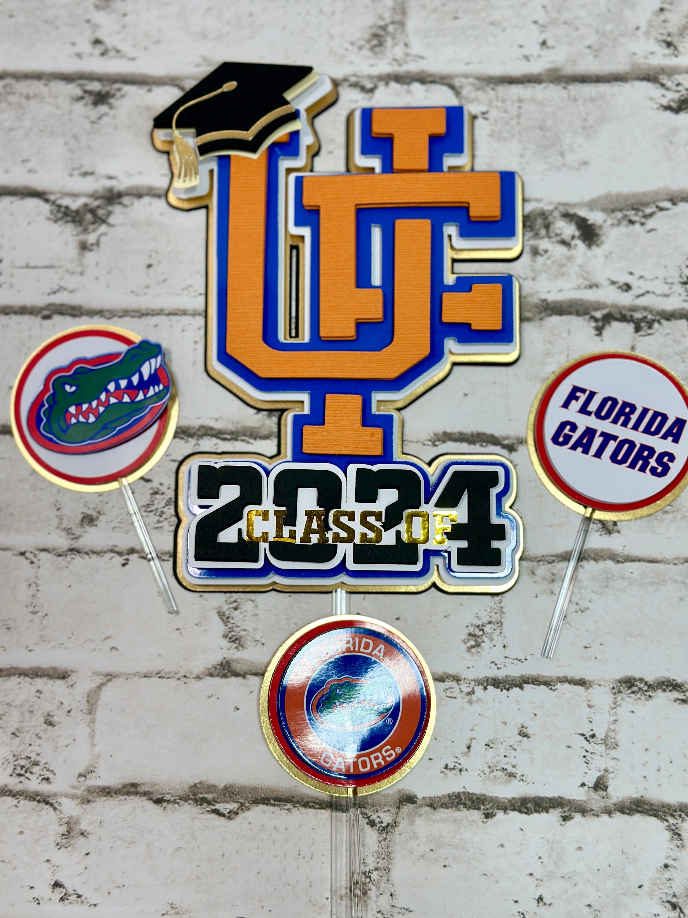 University of Florida Cake Topper, Graduation Cake Topper, Graduation ...