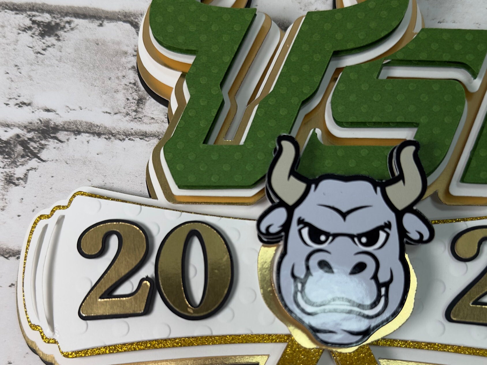 University of South Florida Cake Topper, Graduation Cake Topper, Class ...