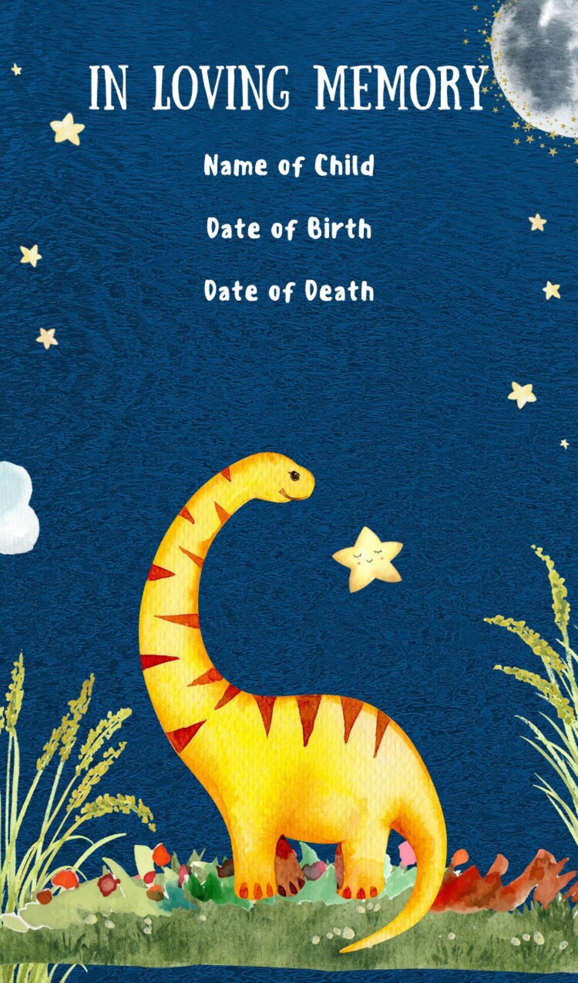 Dinosaur Prayer Card - Etsy