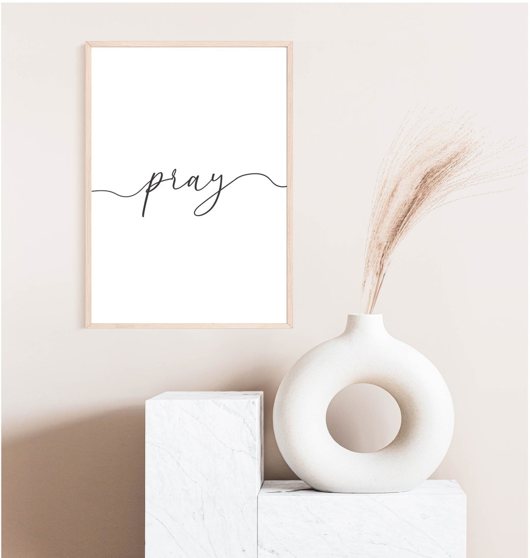 Pray Wall Art Poster PRINTABLE DIGITAL DOWNLOAD - Etsy