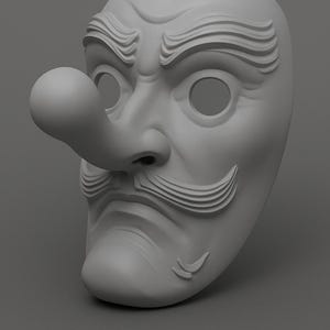 3d Printed Cosplay Mask | Unpainted or Custom Finish - Etsy