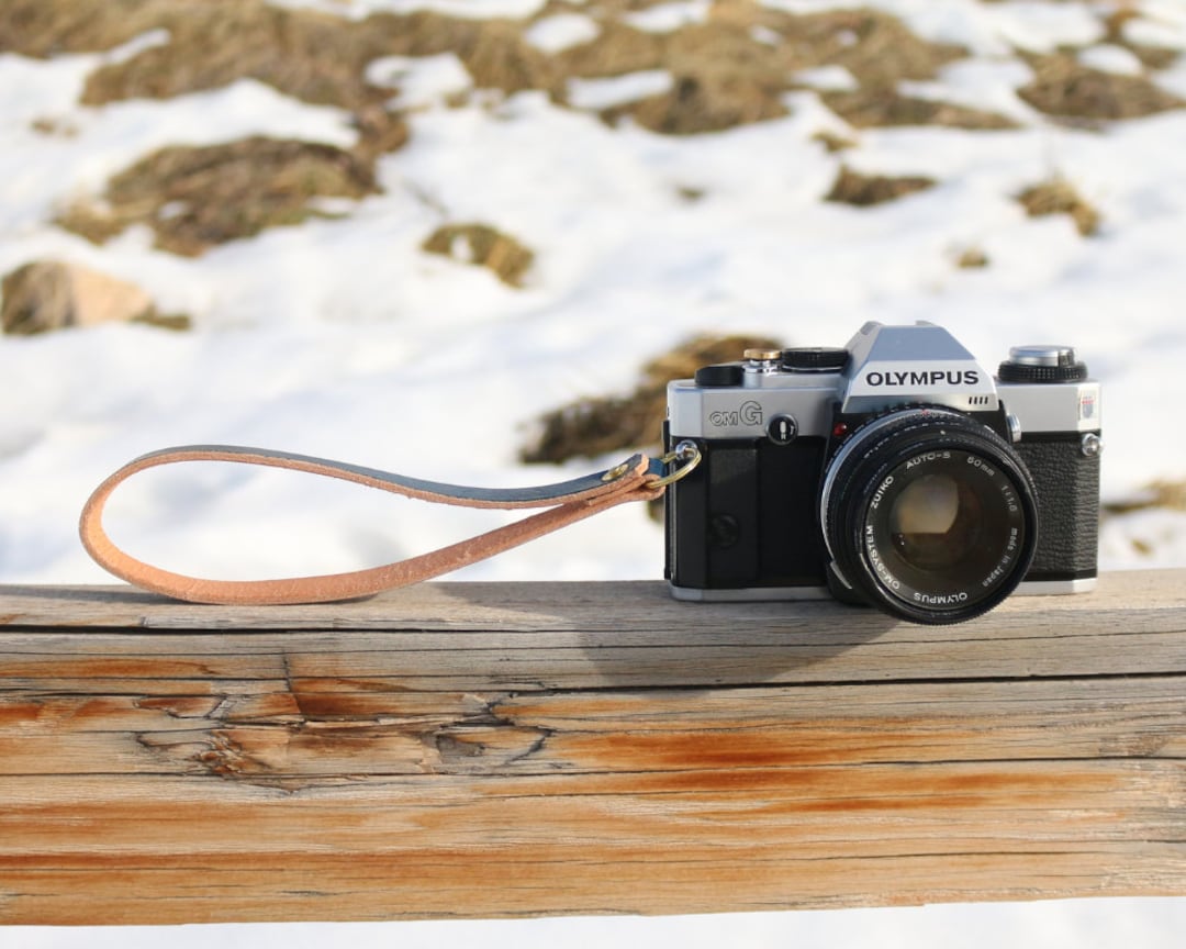 Leather Camera Wrist Strap - Film Champ - Etsy