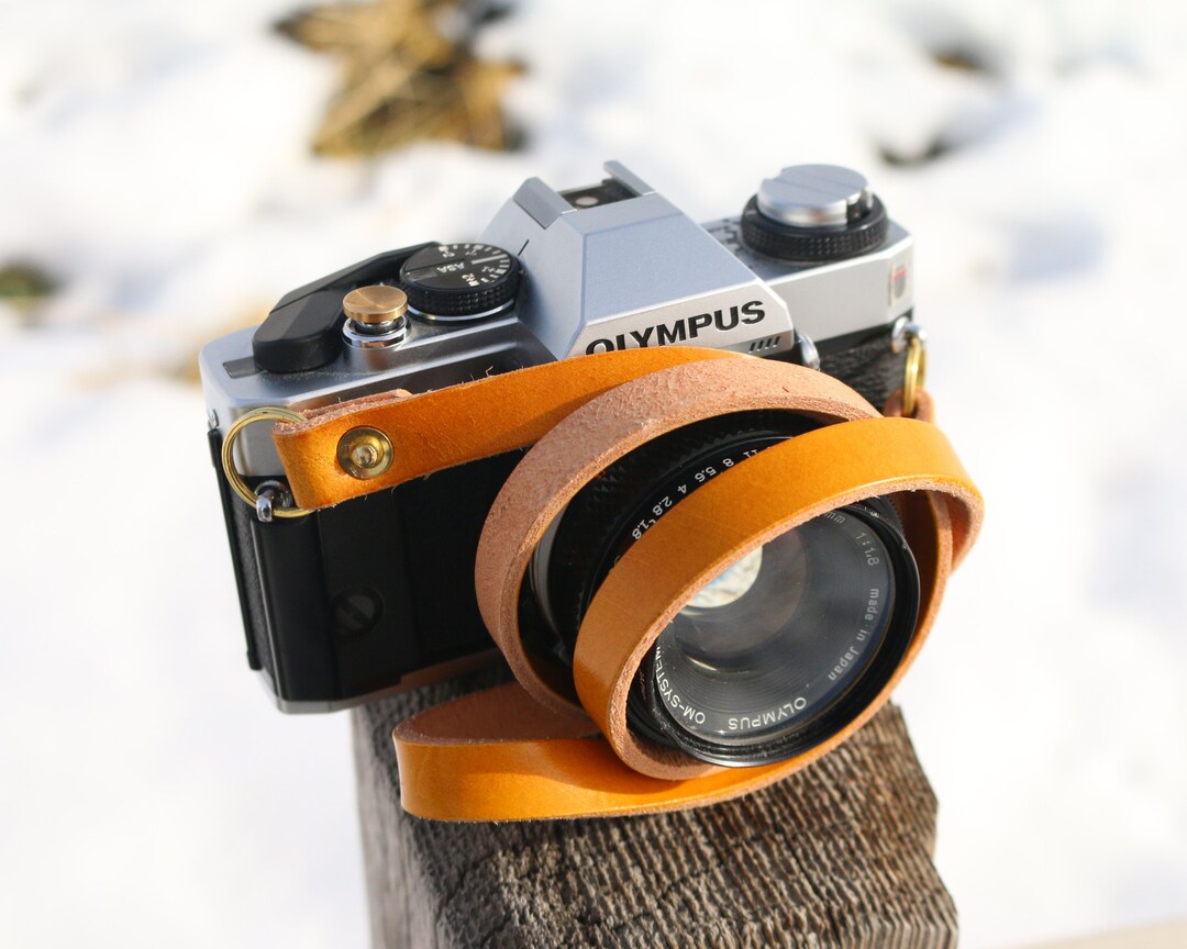Handmade Leather Camera Strap - Film Champ - Etsy