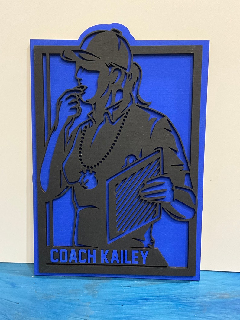 Custom Coach Sign, Personalized Name Sign for Coaches, Coach Gift ...