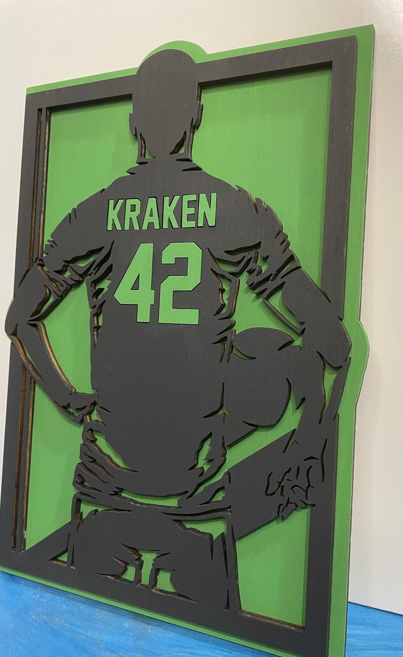 Custom Soccer Player Sign, Personalized Name Player Sign for Seniors ...