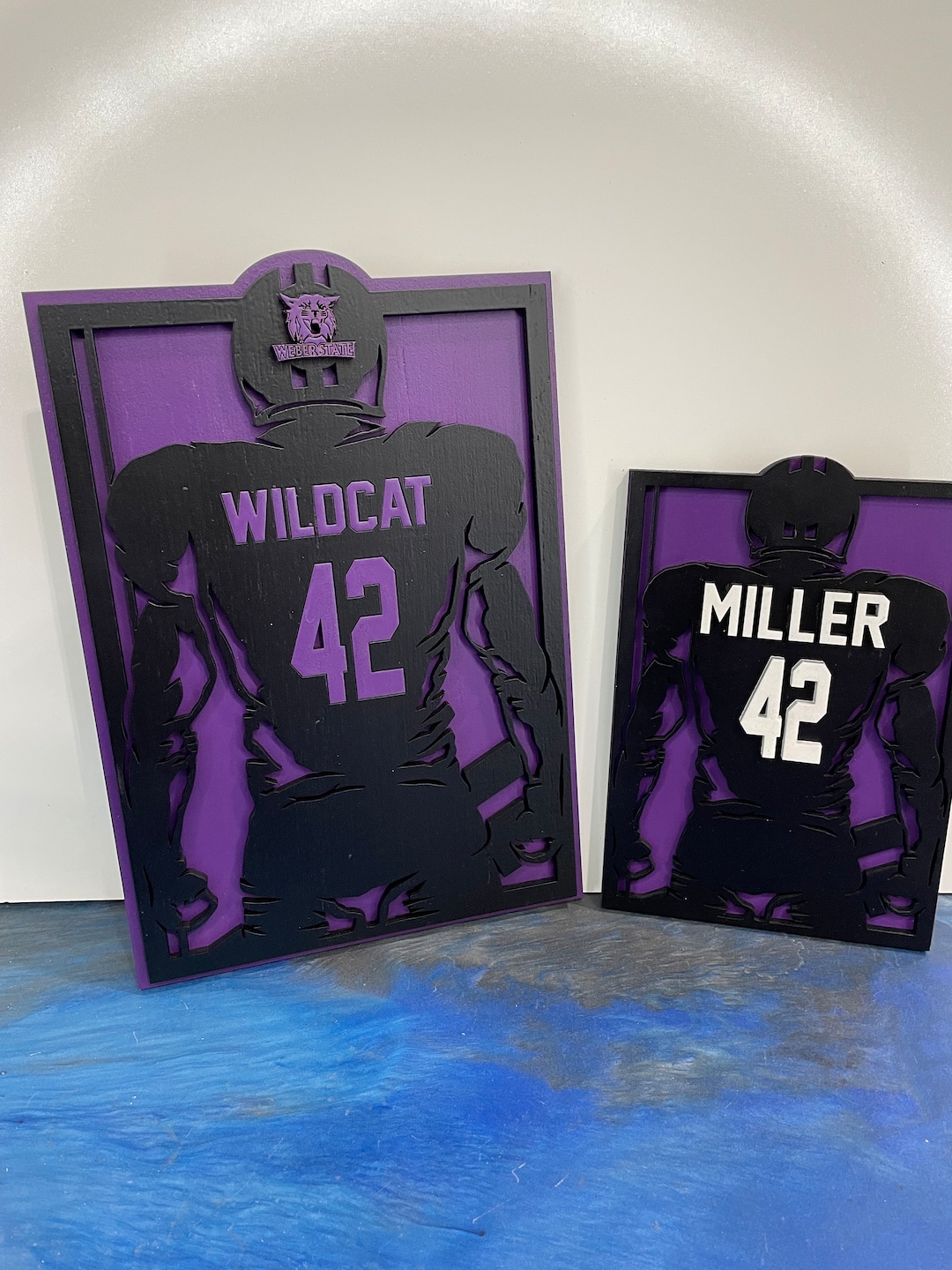 Custom Football Player Sign, Personalized Name Player Sign for High ...