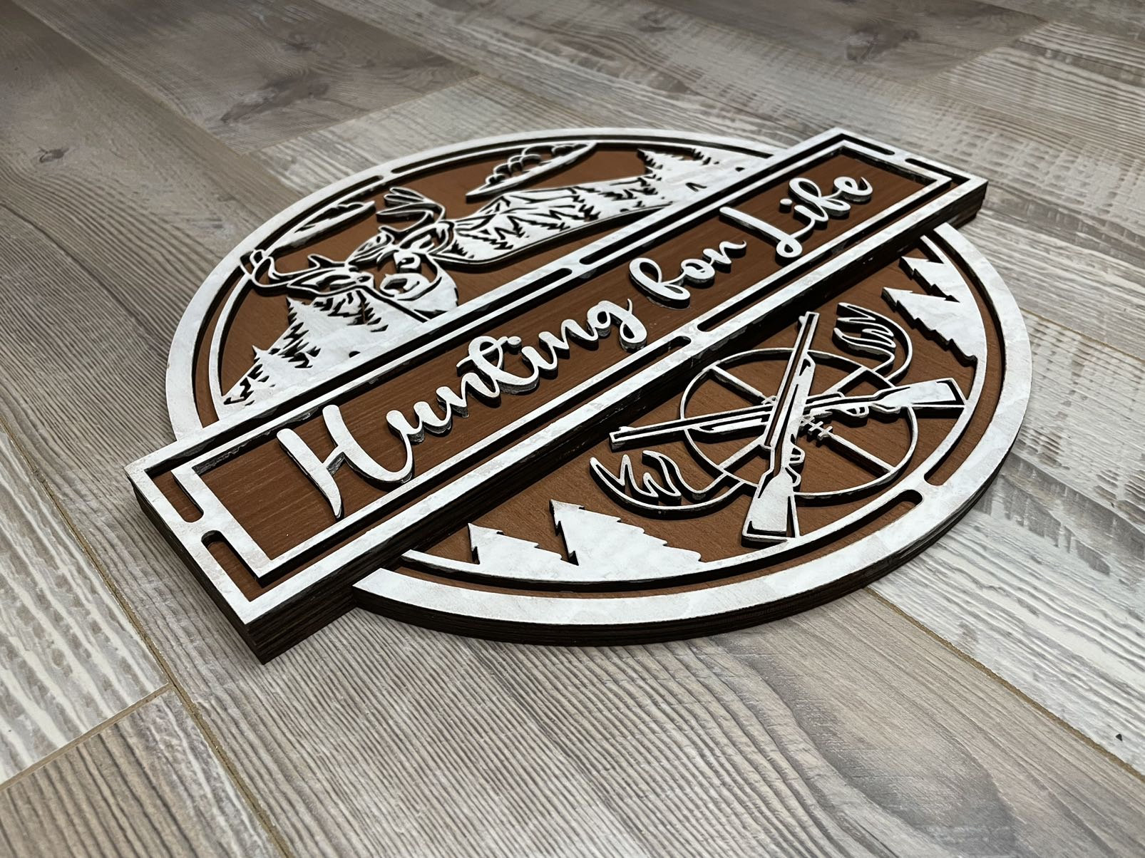 Hunting Sign Gone Hunting Sign Custom Hunting Plaques - Etsy
