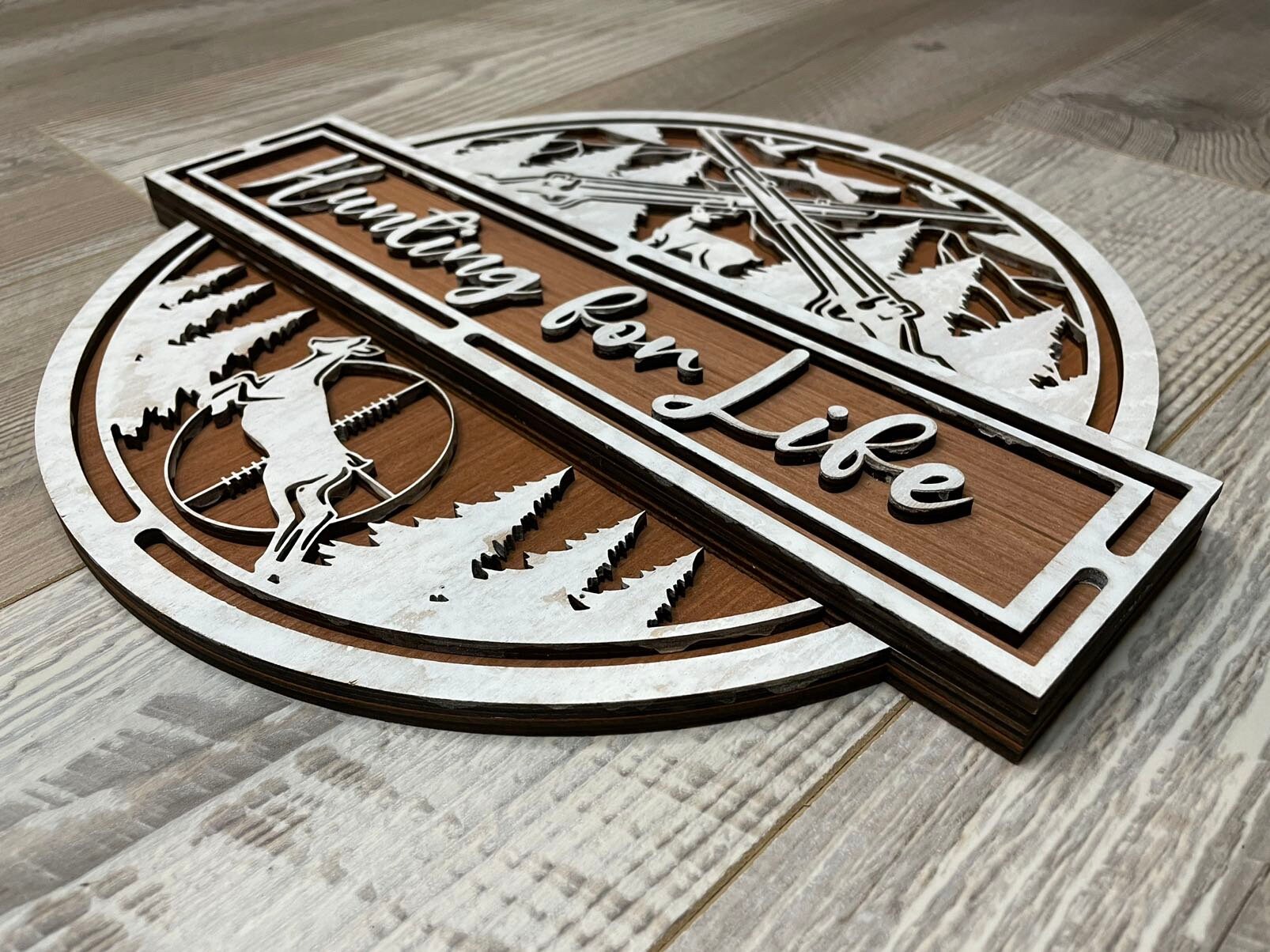 Hunting Sign Gone Hunting Sign Custom Hunting Plaques - Etsy