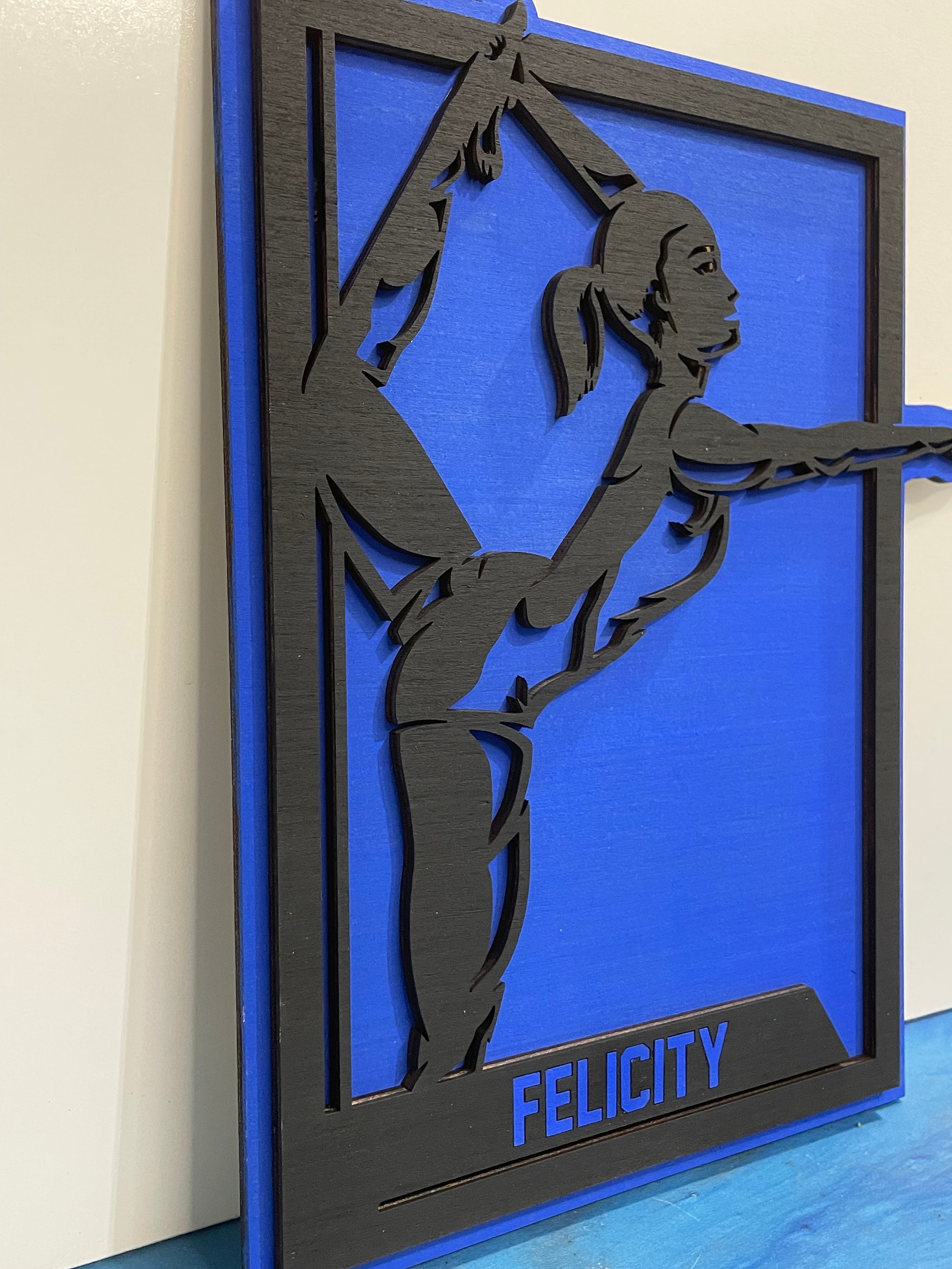 Custom Gymnast Player Sign, Personalized Name Sign for Seniors, Gymnast ...