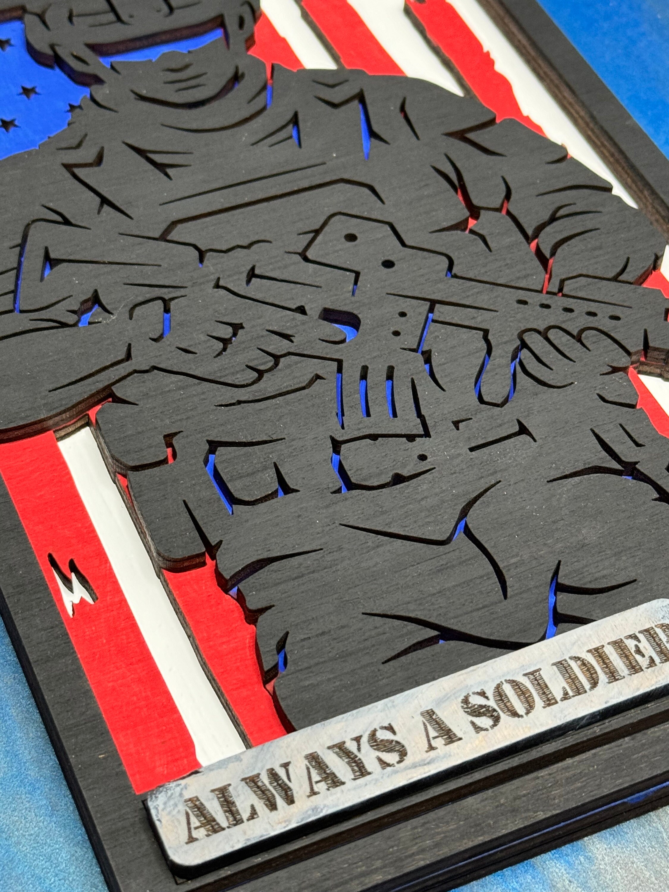 Custom Military Sign, Personalized Military Gift, Gift for Veterans ...