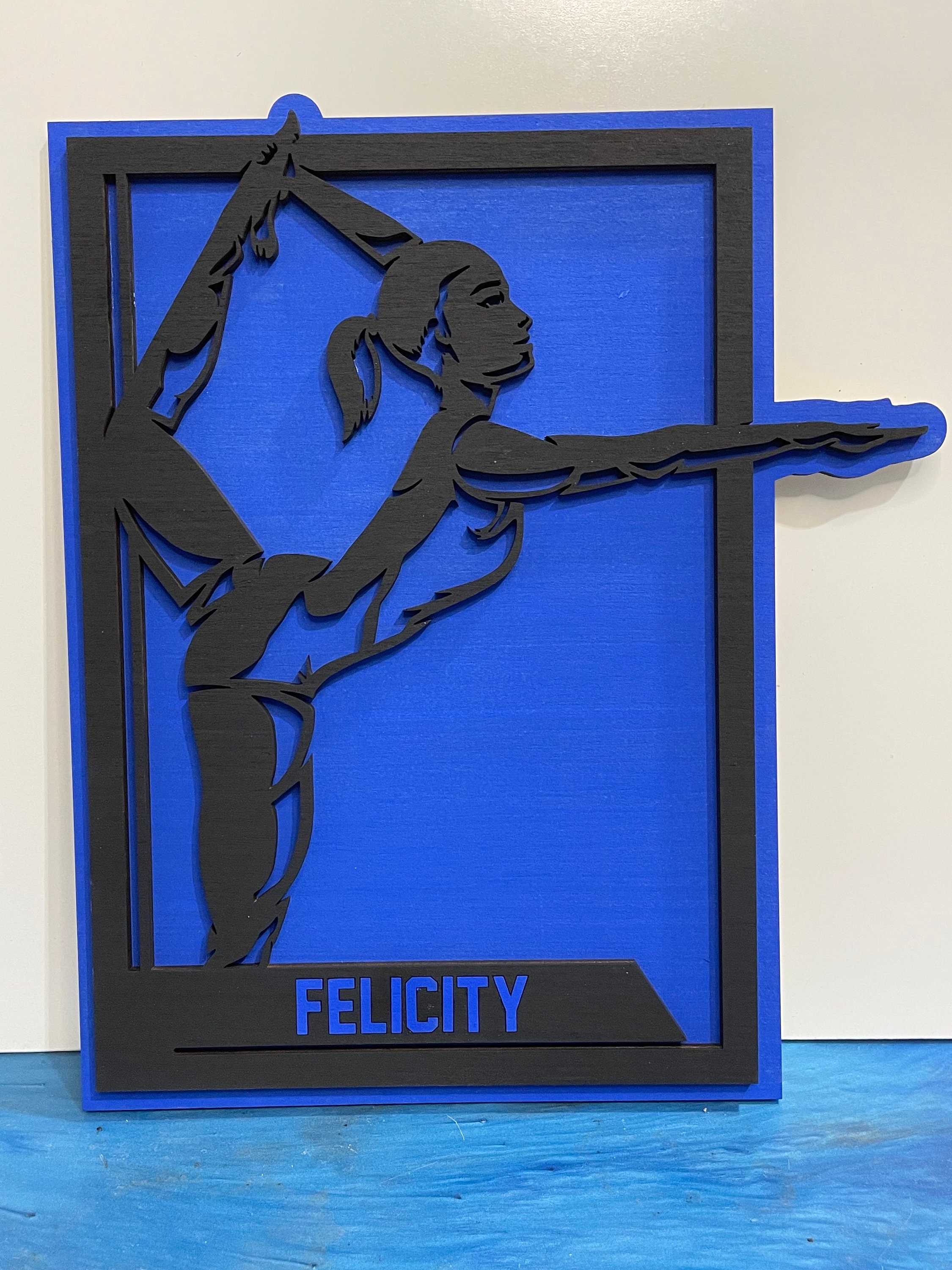 Custom Gymnast Player Sign, Personalized Name Sign for Seniors, Gymnast ...