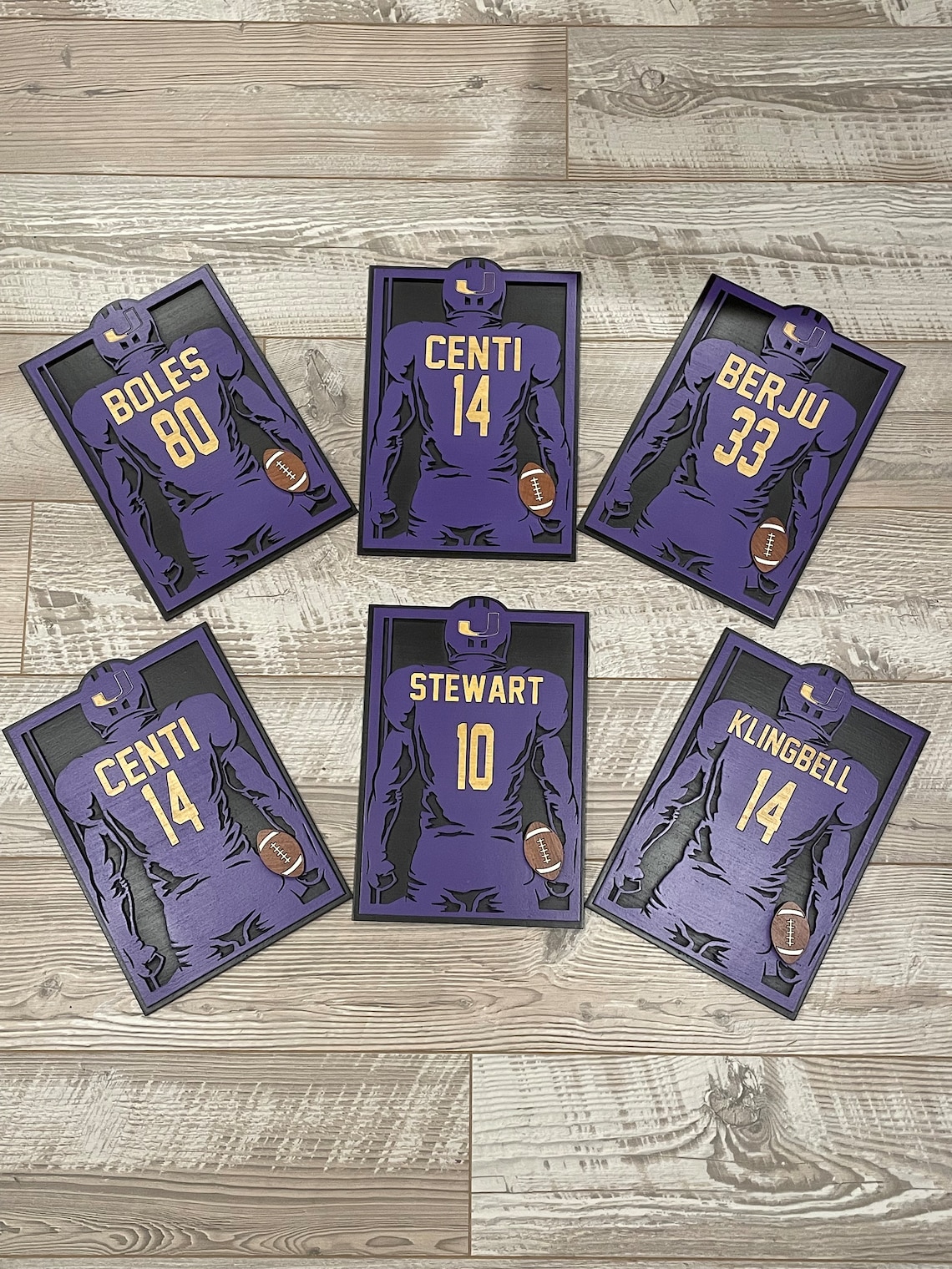 Custom Football Player Sign Team Order - Etsy