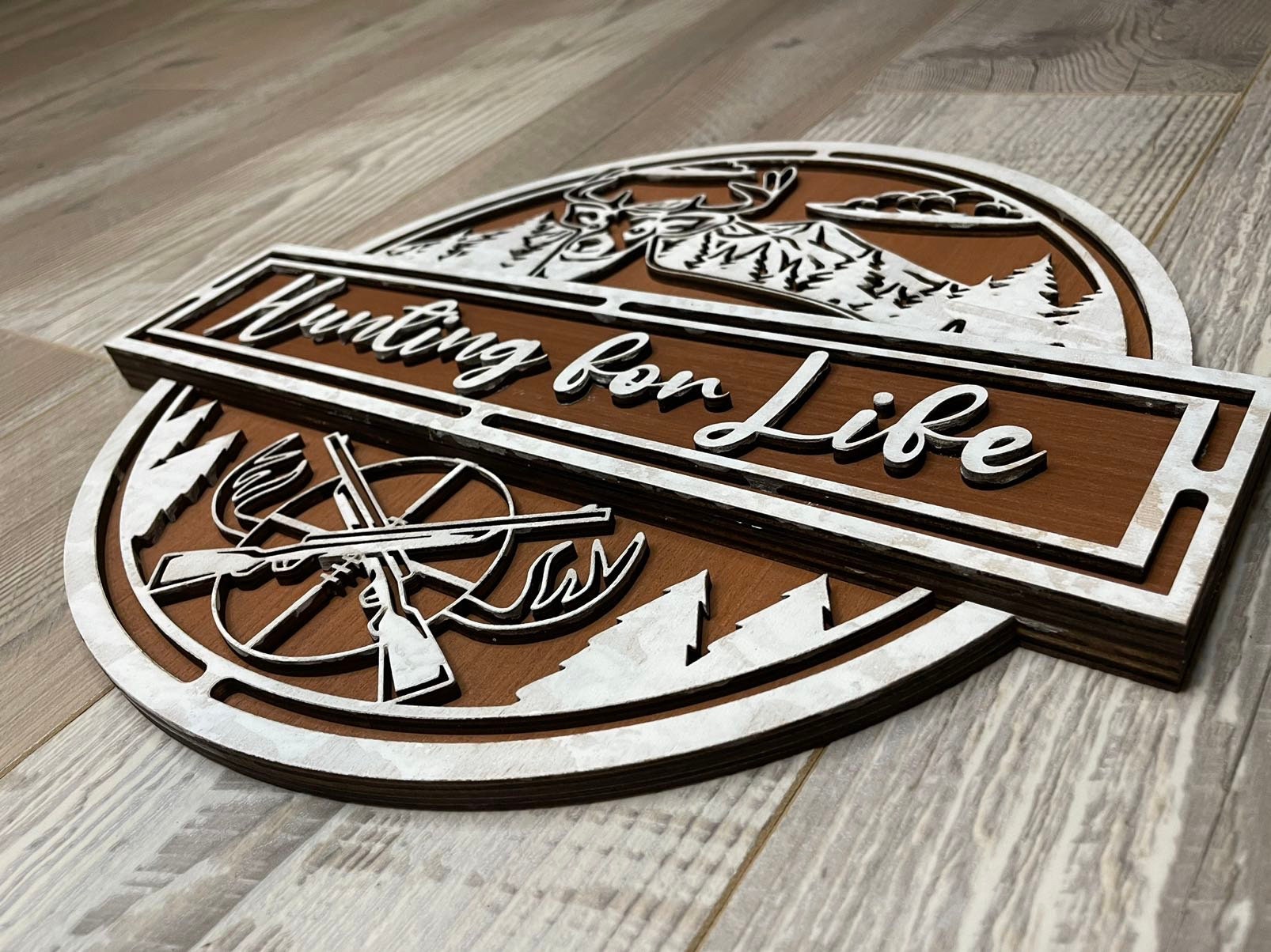 Hunting Sign Gone Hunting Sign Custom Hunting Plaques - Etsy